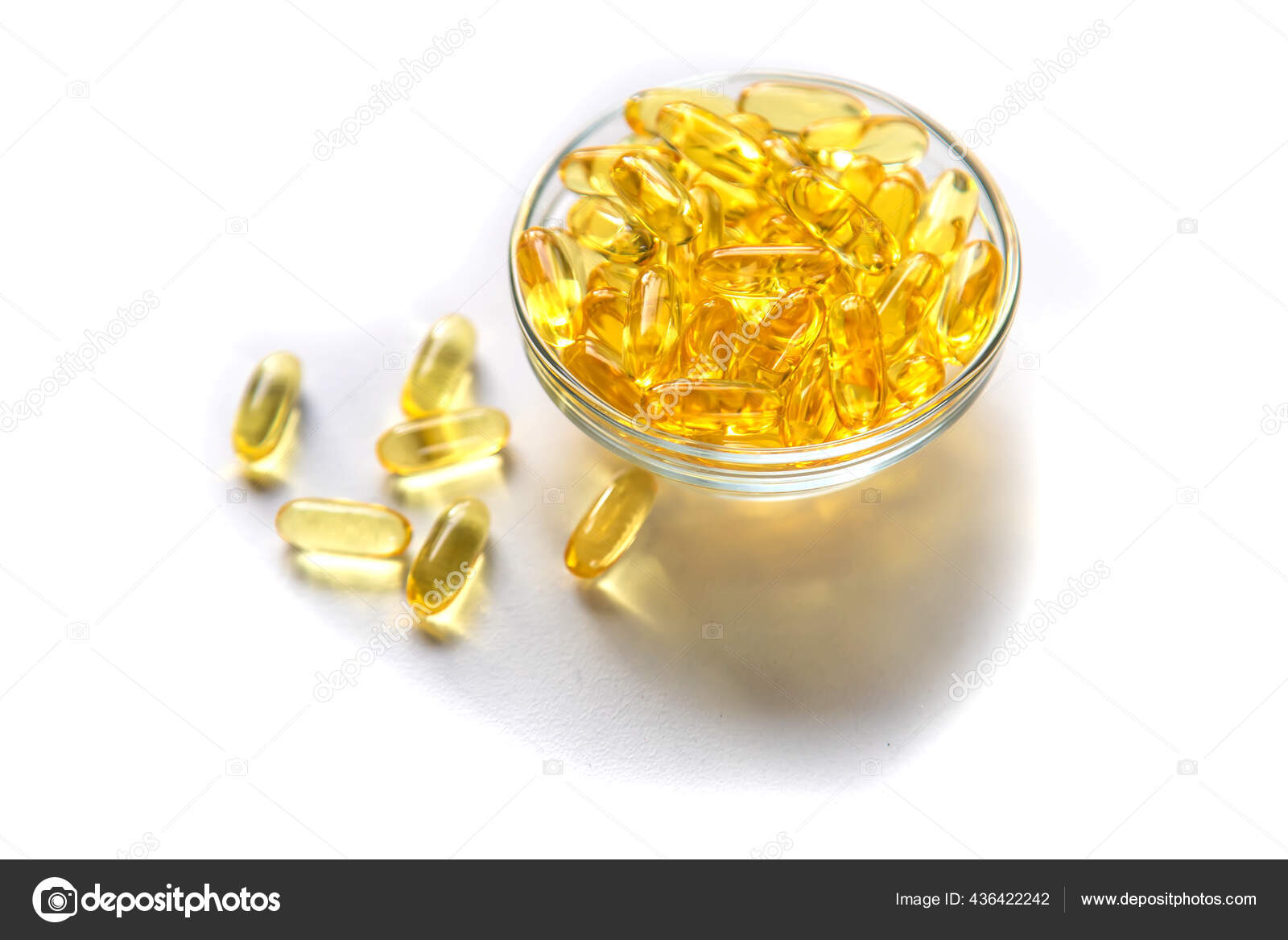 Omega Capsules Fish Fat Selective Focus Food Stock Photo by ©yana ...