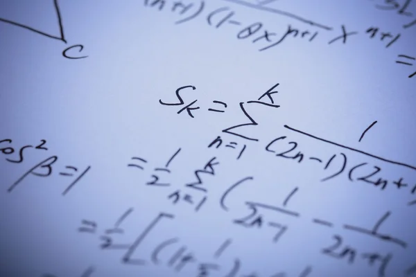 Complex of math formulas on whiteboard Stock Photo by ©Photocreo 95194864