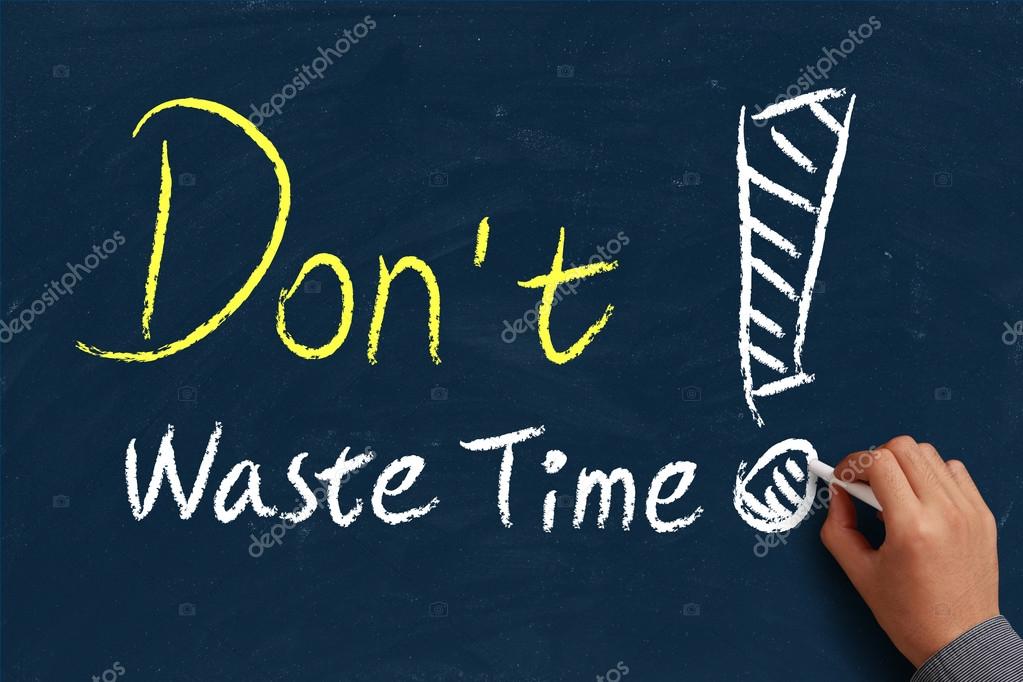 Do not waste time — Stock Photo © ChristianChan #66359991