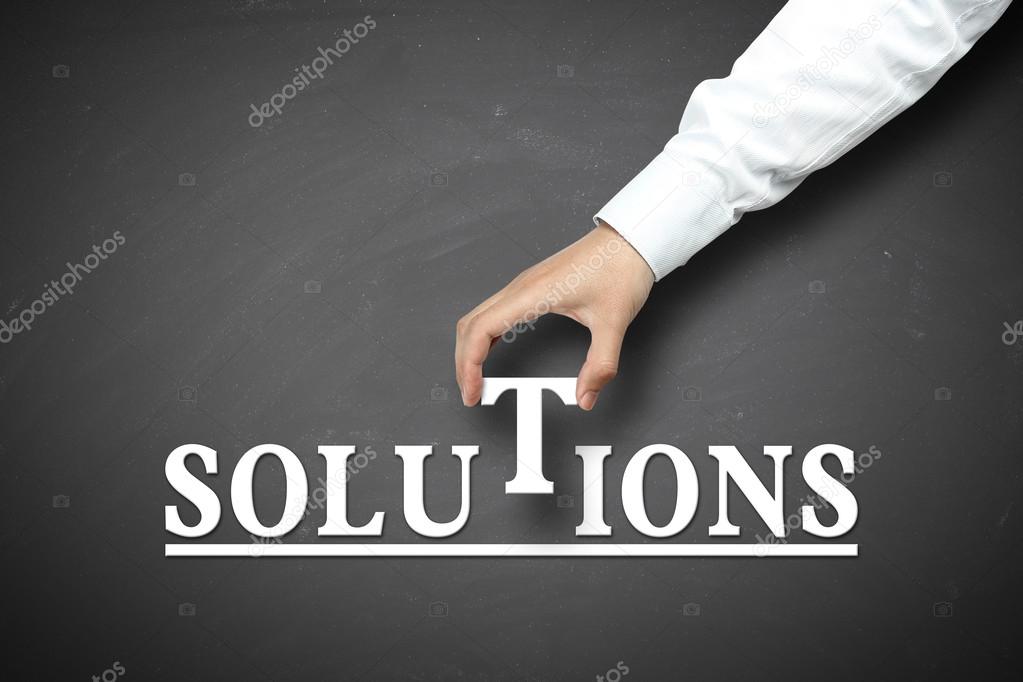 Concepto de solución de mano 2024