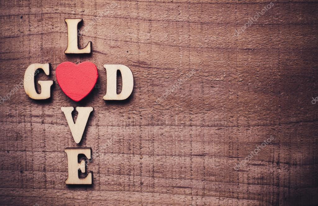 하나님은 사랑 이십니다. — 스톡 사진 © ChristianChan #87157156