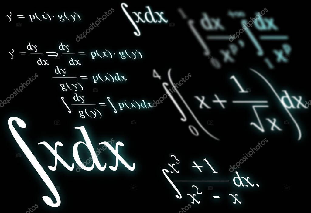 abstracción gráfica ecuaciones diferenciales e integrales, fórmulas ...