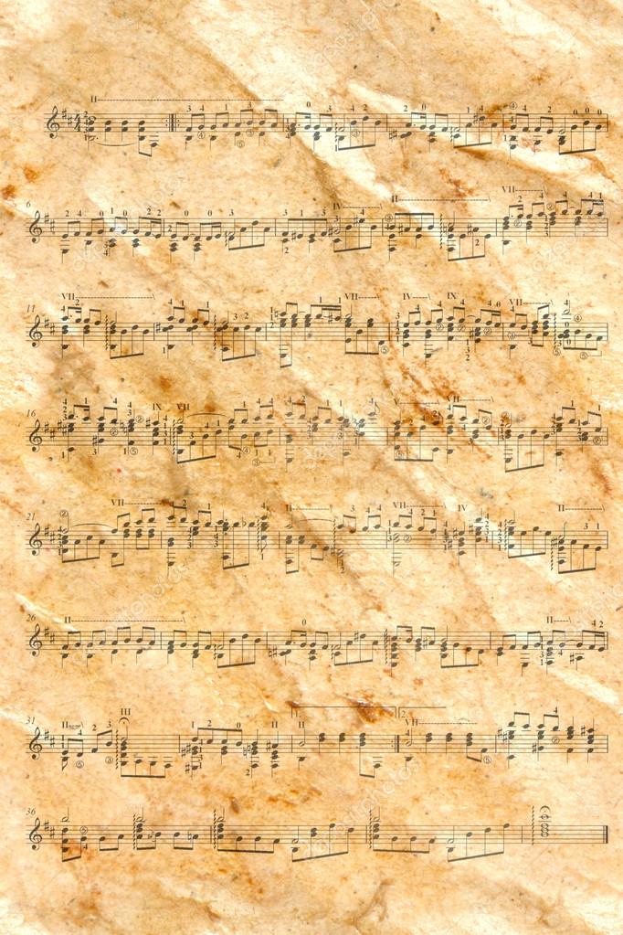 Sheet Music Photography Vintage