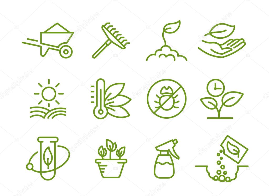 Icona Della Pianta In Crescita