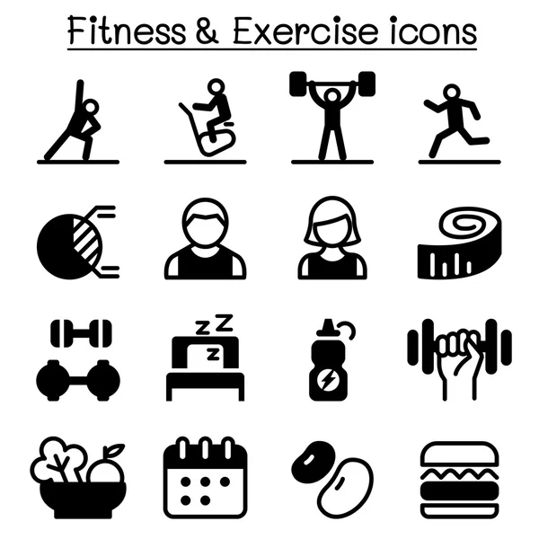 Exercise icons Vector Art Stock Images | Depositphotos