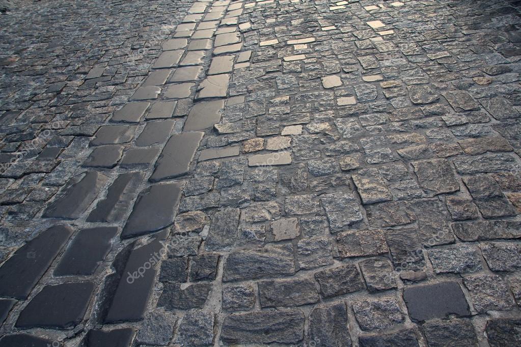 Urban stone paving stones. Backgrounds and textures — Stock Photo ...