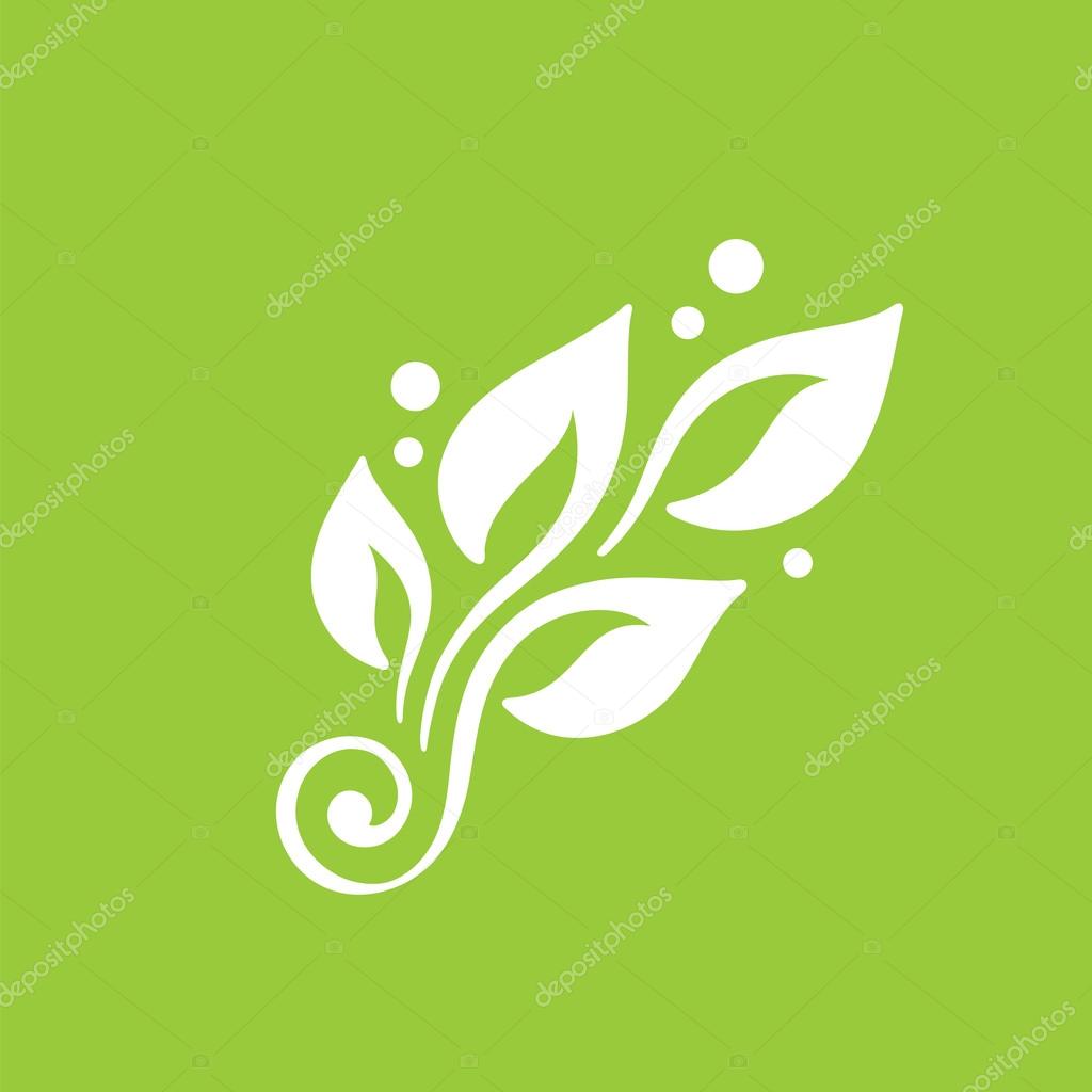 Decorative leaf icon. Stock Vector by ©Tetiana_Svirska 103792660