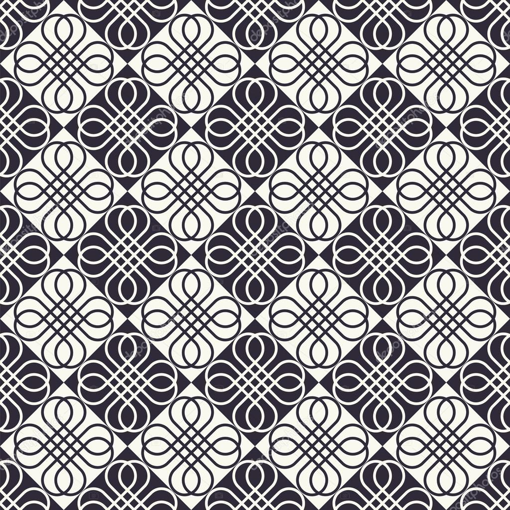 Geometric pattern. Seamless background of medieval style. Stock Vector ...