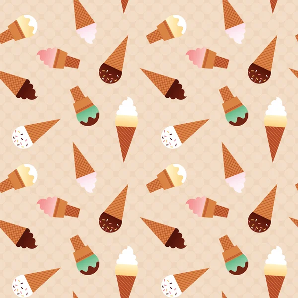 ᐈ Ice cream cone pattern stock vectors, Royalty Free ice cream pattern ...