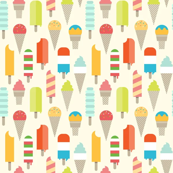 Seamless ice cream pattern. Stock Vector Image by ©Tetiana_Svirska ...