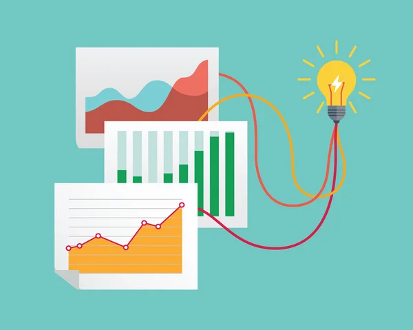 Conceptual illustration on making new idea. — Stock Vector © Tetiana ...