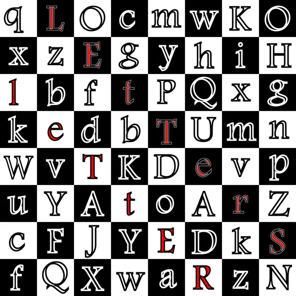 Continuous Letters Pattern Stock Vector Image By ©tatianamakh 68026915
