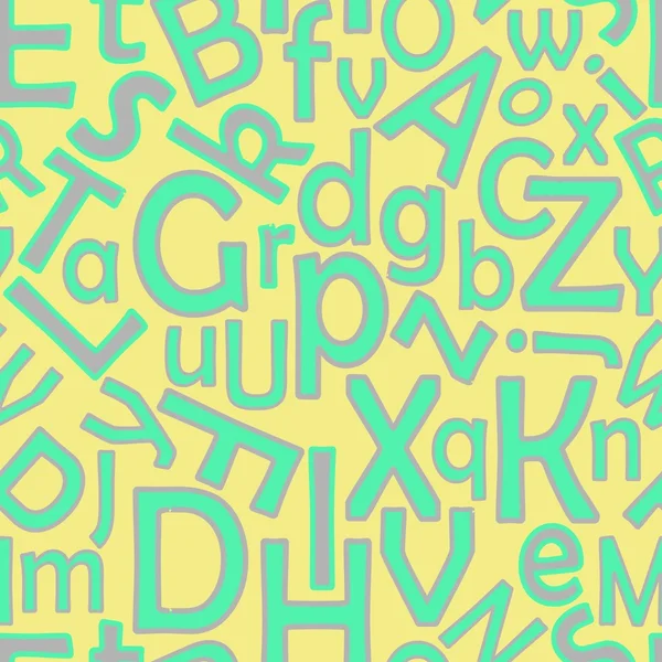 Continuous letters pattern Stock Vector Image by ©TatianaMakh #68026915