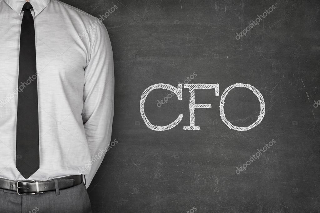 CFO text on blackboard — Stock Photo © info@crashmedia.fi #119480072