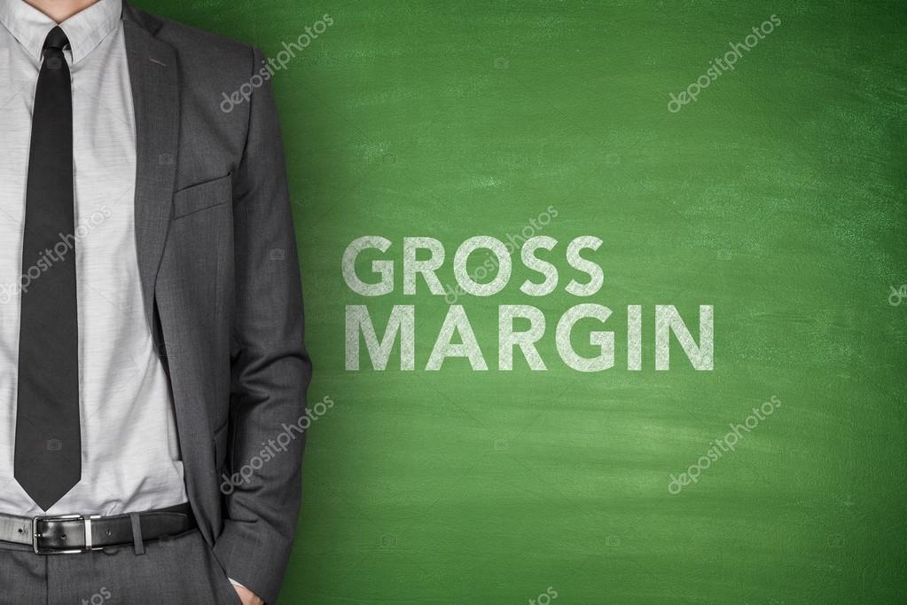 Gross margin text on blackboard Stock Photo by ©info@crashmedia.fi 70056845