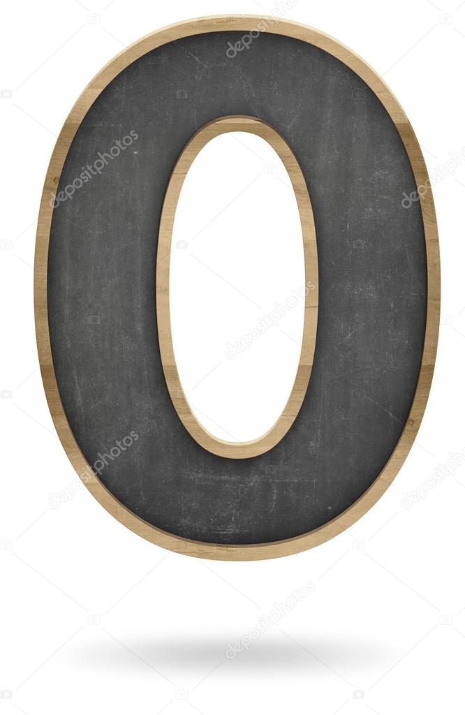 Black blank number 0 shape blackboard Stock Photo by ©info@crashmedia ...