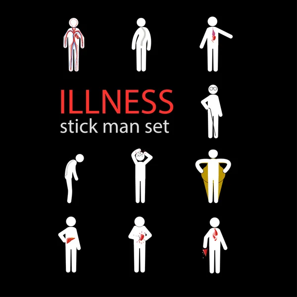 Pictogram people sick Vector Art Stock Images | Depositphotos