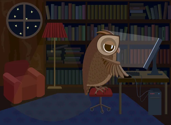 ᐈ Man on computer stock vectors, Royalty Free typing on computer ...