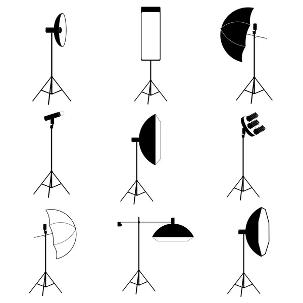 306 Photographer studio lighting set Vector Images, Photographer studio ...