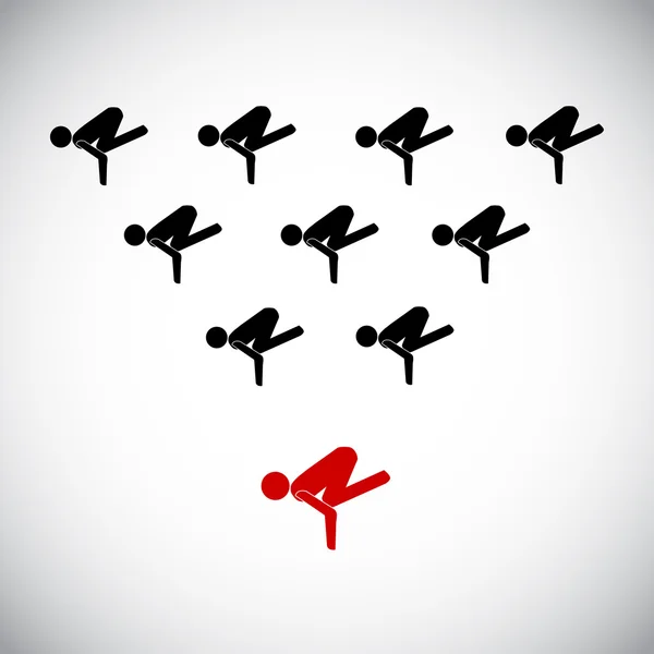 ᐈ Stick figure crowd stock vectors, Royalty Free crowd of stick figures ...