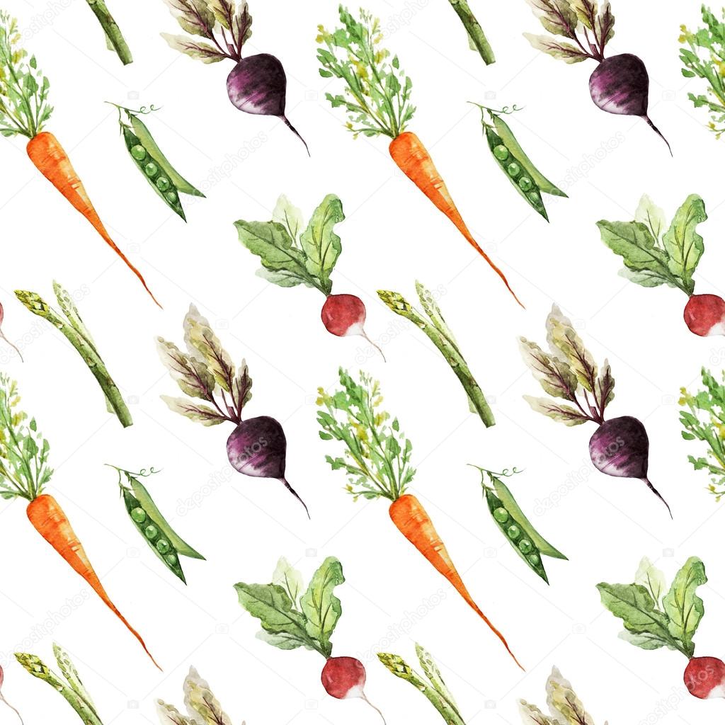 Watercolor background with vegetables Stock Photo by ©ZeninaAsya 63192387