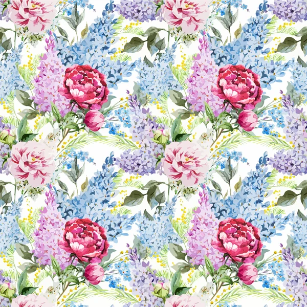 Lilac pattern — Stock Vector © ZeninaAsya #65382863