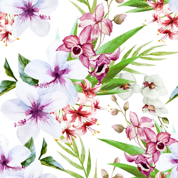 Orkide desen Vector Art Stock Images | Depositphotos