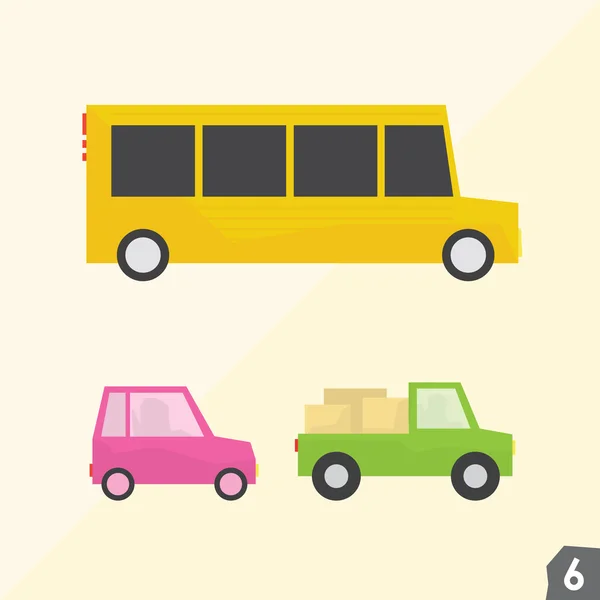 School bus cartoon — Stock Vector © idesign2000 #11907174