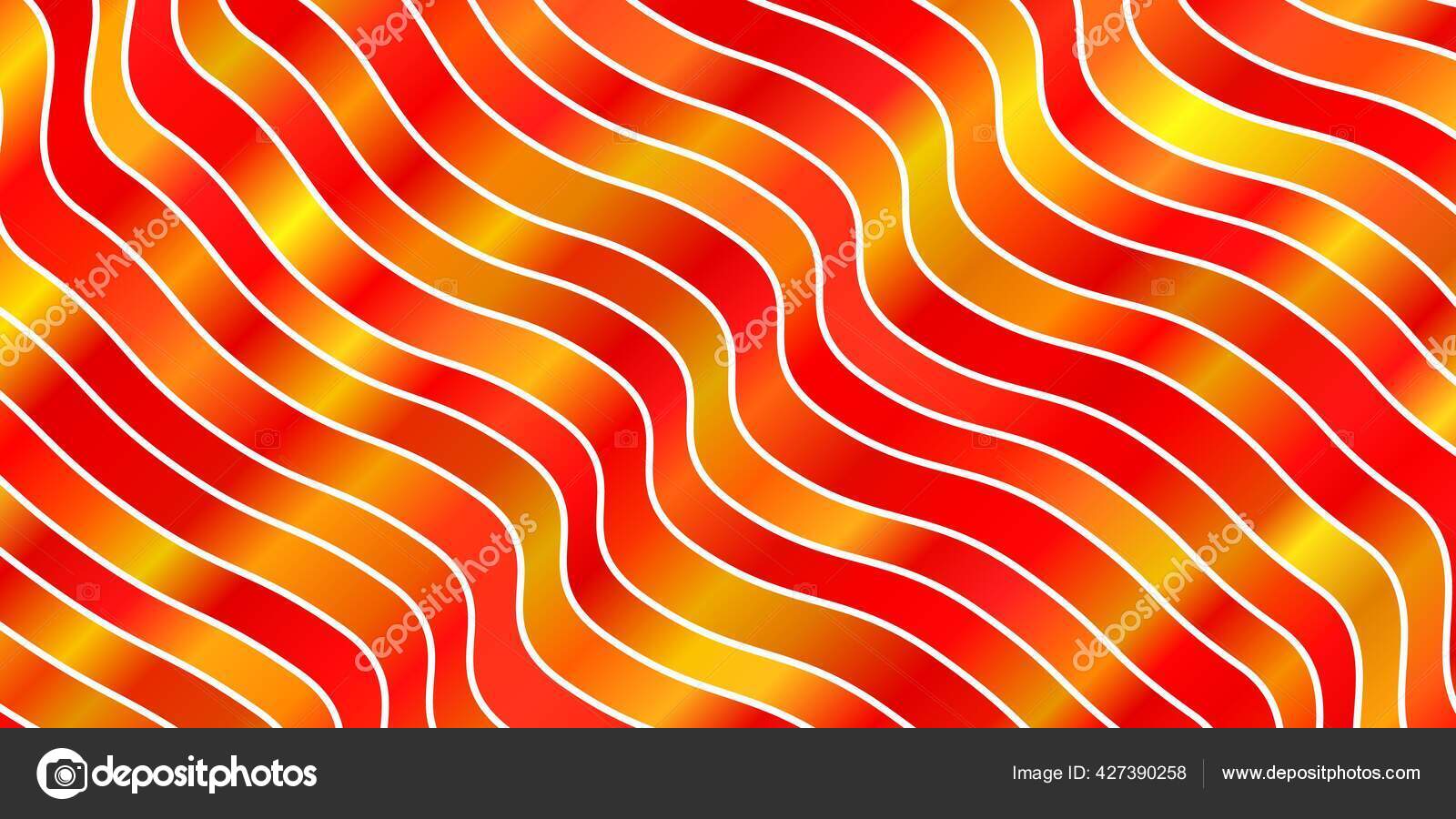 Light Orange Vector Layout Curves Illustration Abstract Style Gradient ...