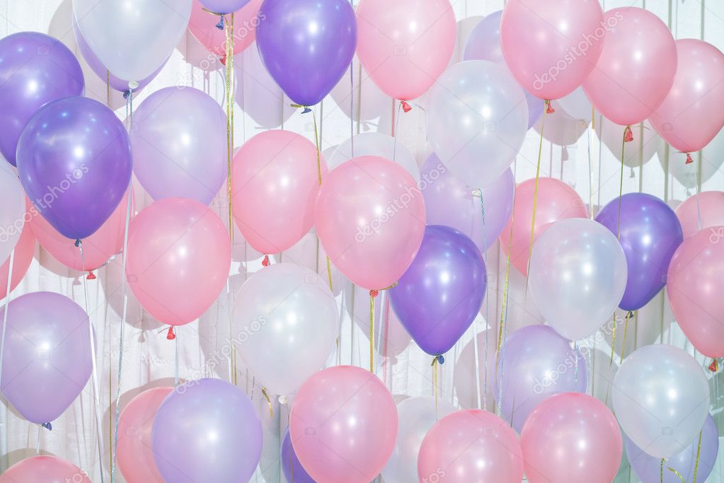 Pastel color balloons for Background Stock Photo by ©bigy00 87546806