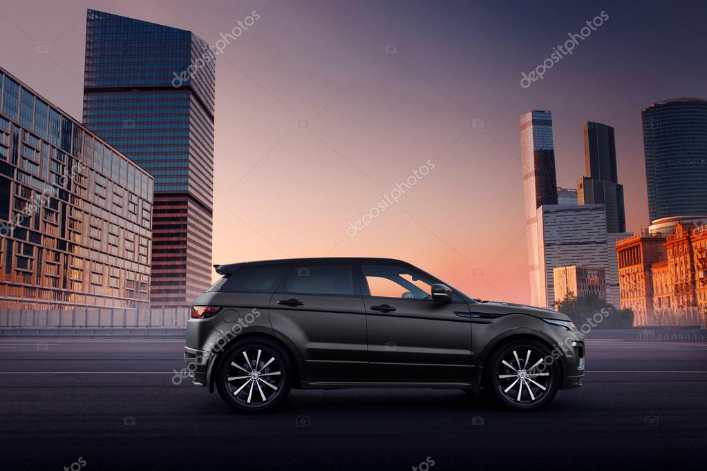 Matte Black Range Rover Evoque