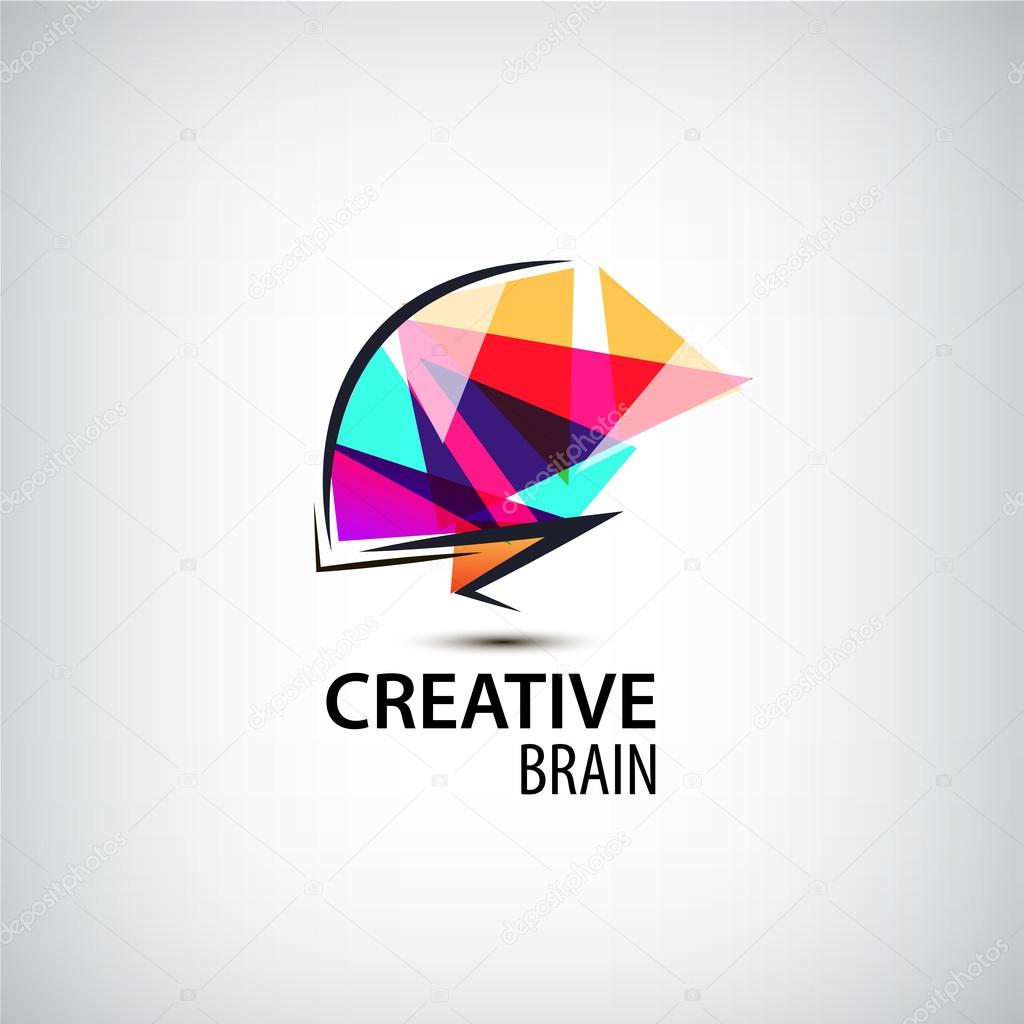 Creative brain logo Stock Vector Image by ©Marylia #111821246