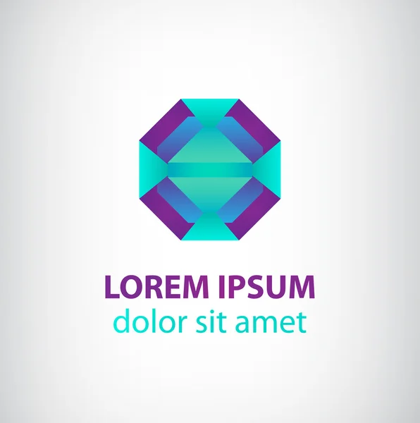 Crystal abstract icon — Stock Vector © Marylia #59426119