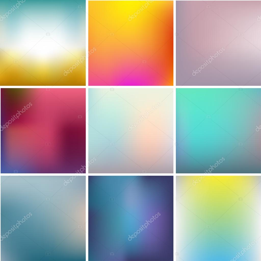 Set of blured backgrounds — Stock Vector © Marylia #59423593