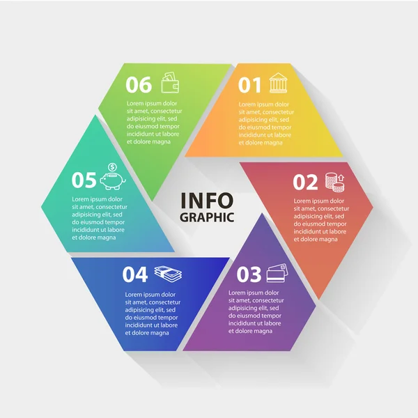 Loop geometric infographics — Stock Vector © Marylia #63915489