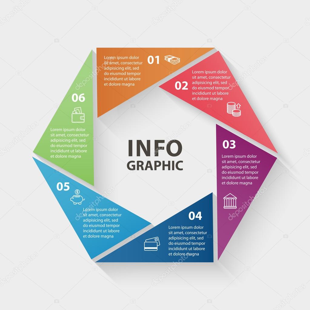 Loop geometric infographics — Stock Vector © Marylia #63915489