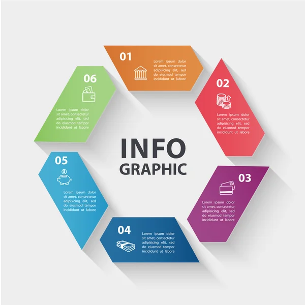 Loop geometric infographics — Stock Vector © Marylia #63915489