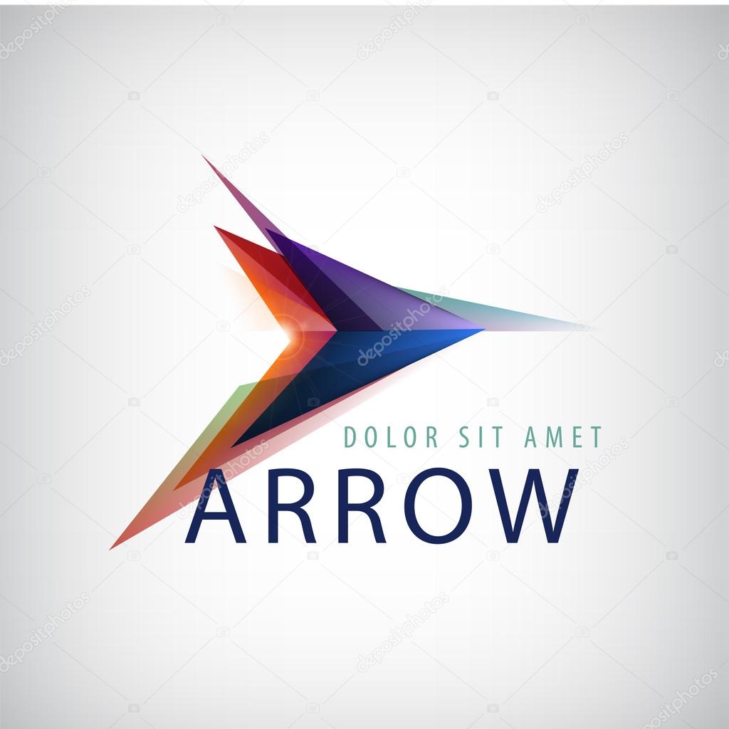 Abstract arrow logo — Stock Vector © Marylia #69210999