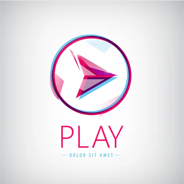 ᐈ Play stock vectors, Royalty Free play icon icon | download on ...