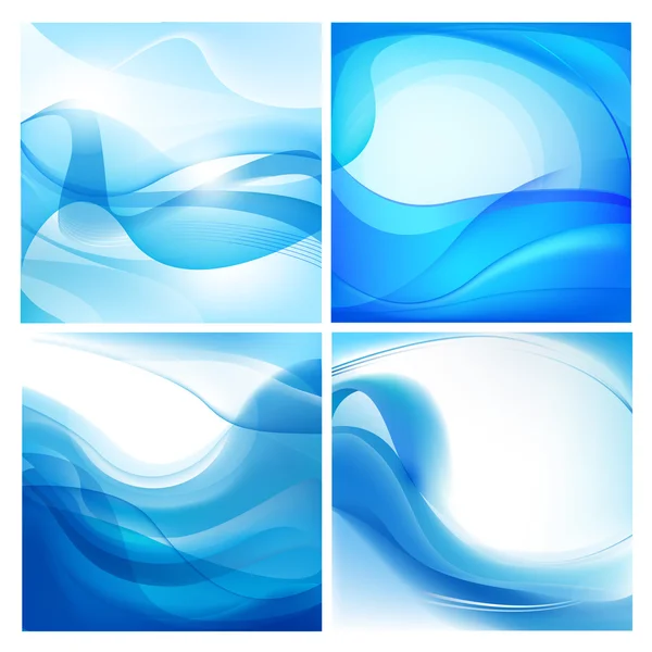 Blue wavy backgrounds ⬇ Vector Image by © Marylia | Vector Stock 59423951