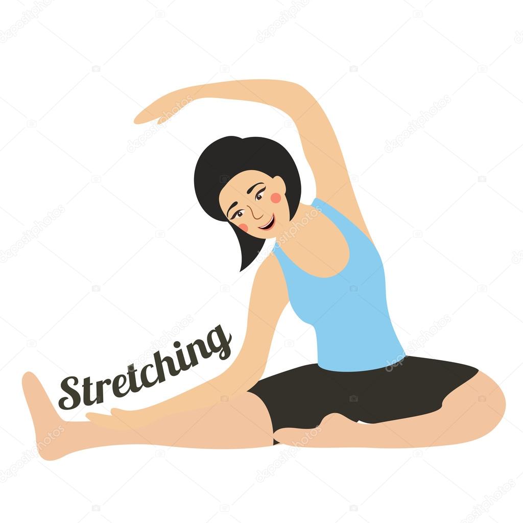 Stretching Exercises Clipart