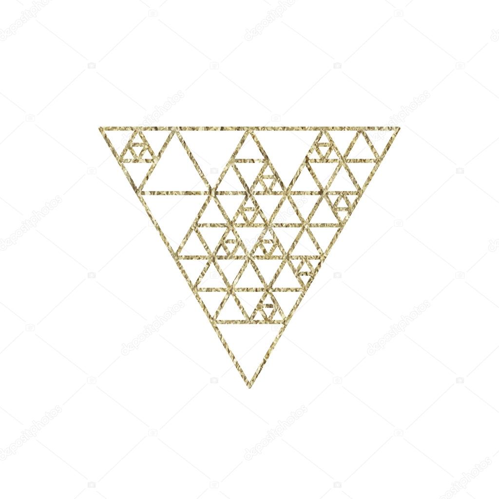 Hipster Triangle Background