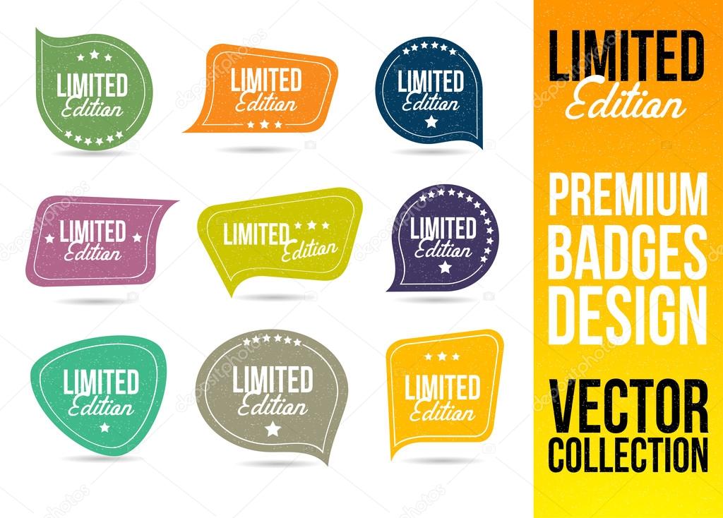 Limited Edition Logo Badge Emblem Stock Vector Image by ©twindesigner ...