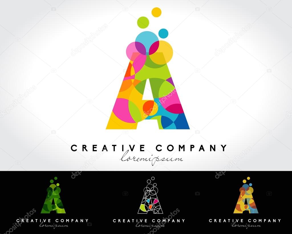 Letter A vector logo — Stock Vector © twindesigner #66982169