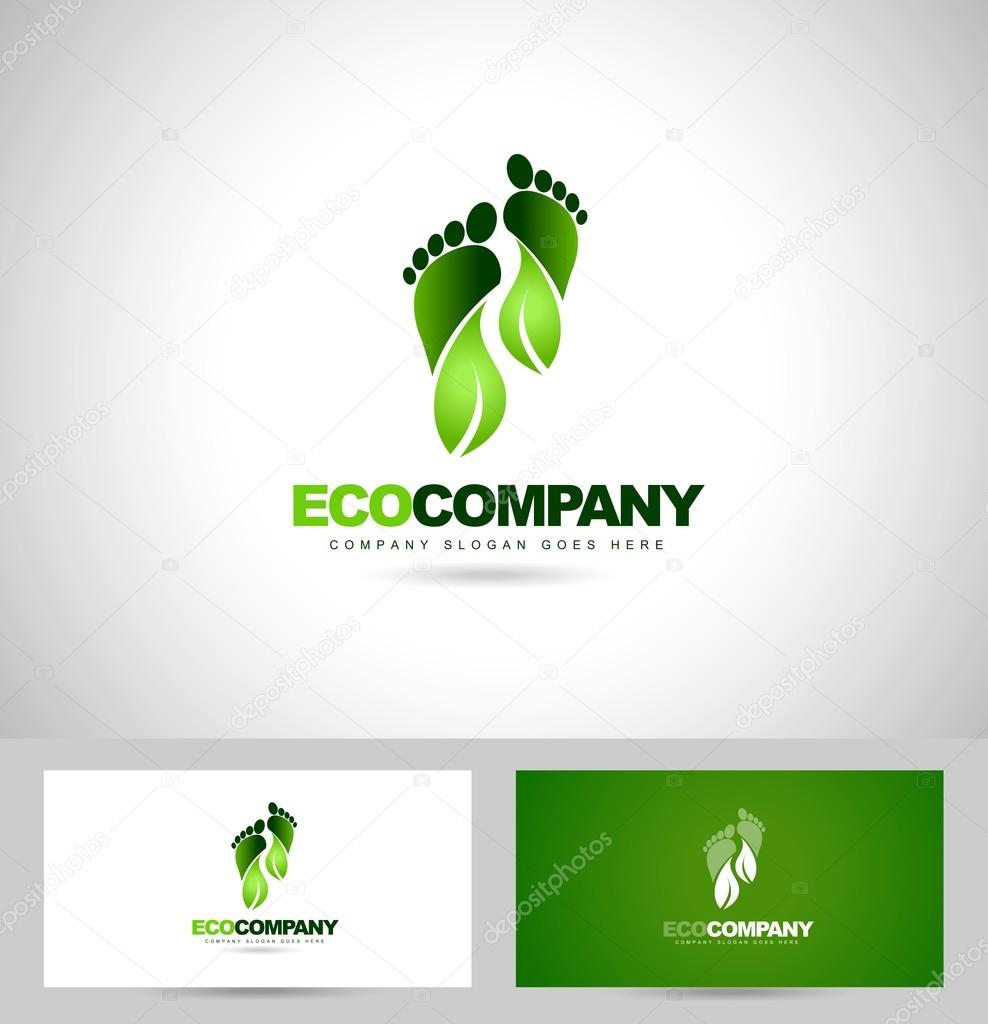 Eco Green Steps Logo — Stock Vector © twindesigner #66982301