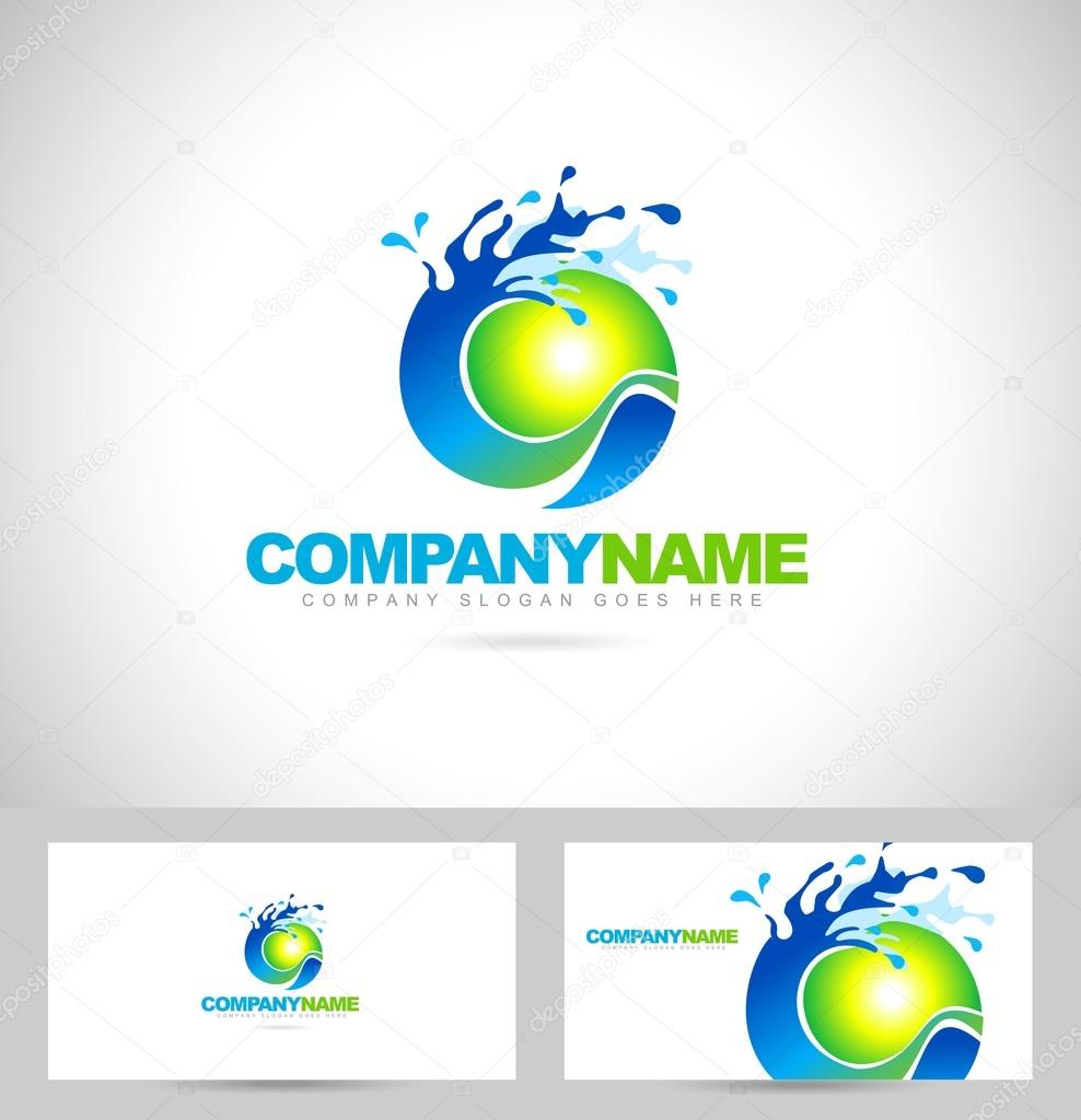 Water Logo Designs Graphic