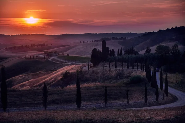 Tuscany sunset Stock Photos, Royalty Free Tuscany sunset Images ...