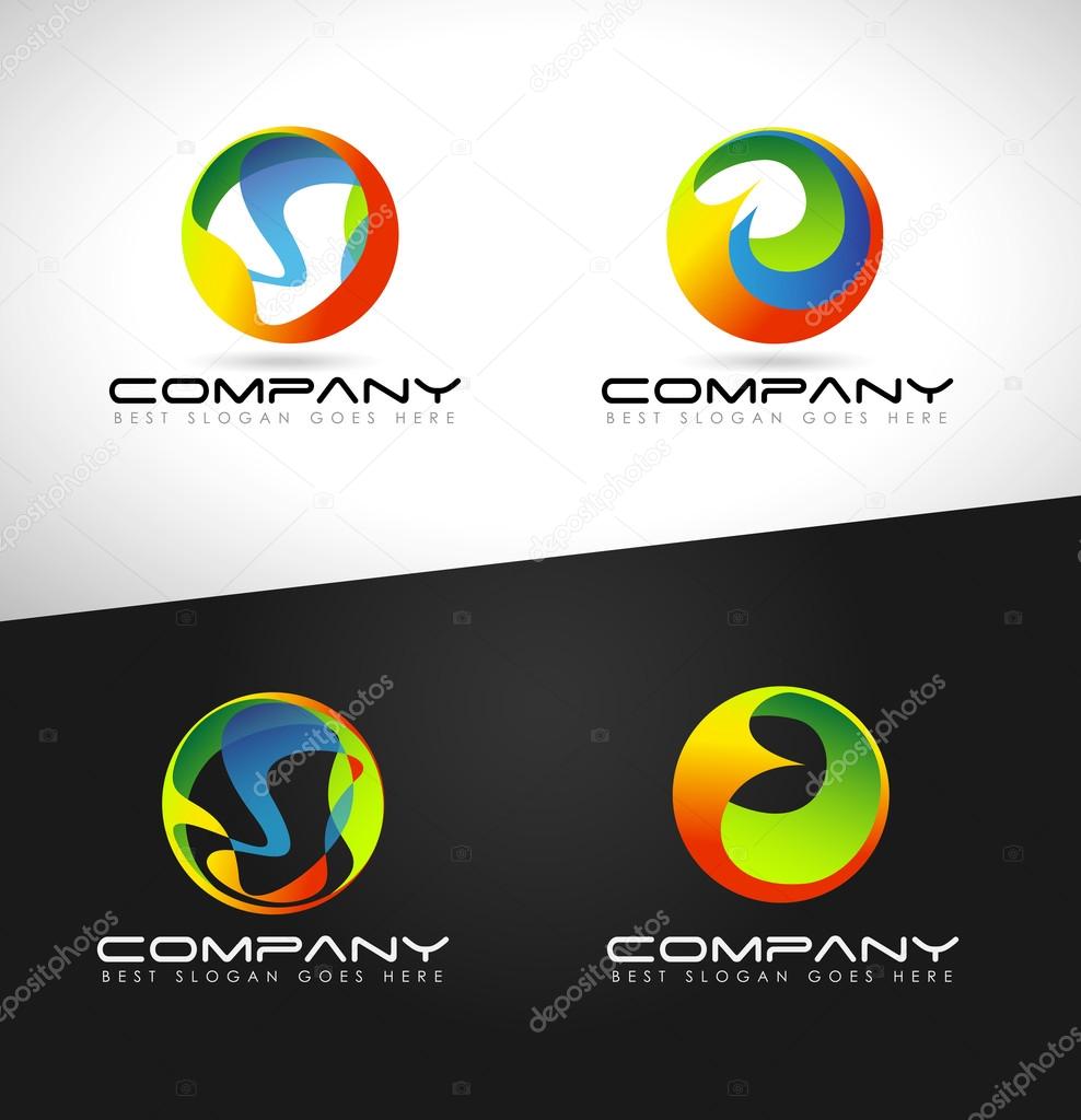Corporate Sphere Logo Stock Vector Image by ©twindesigner #93205092
