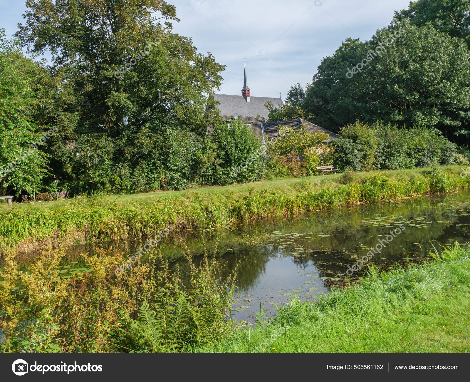 Village Marienthal River Issel Germany — Stock Photo © sippel #506561162