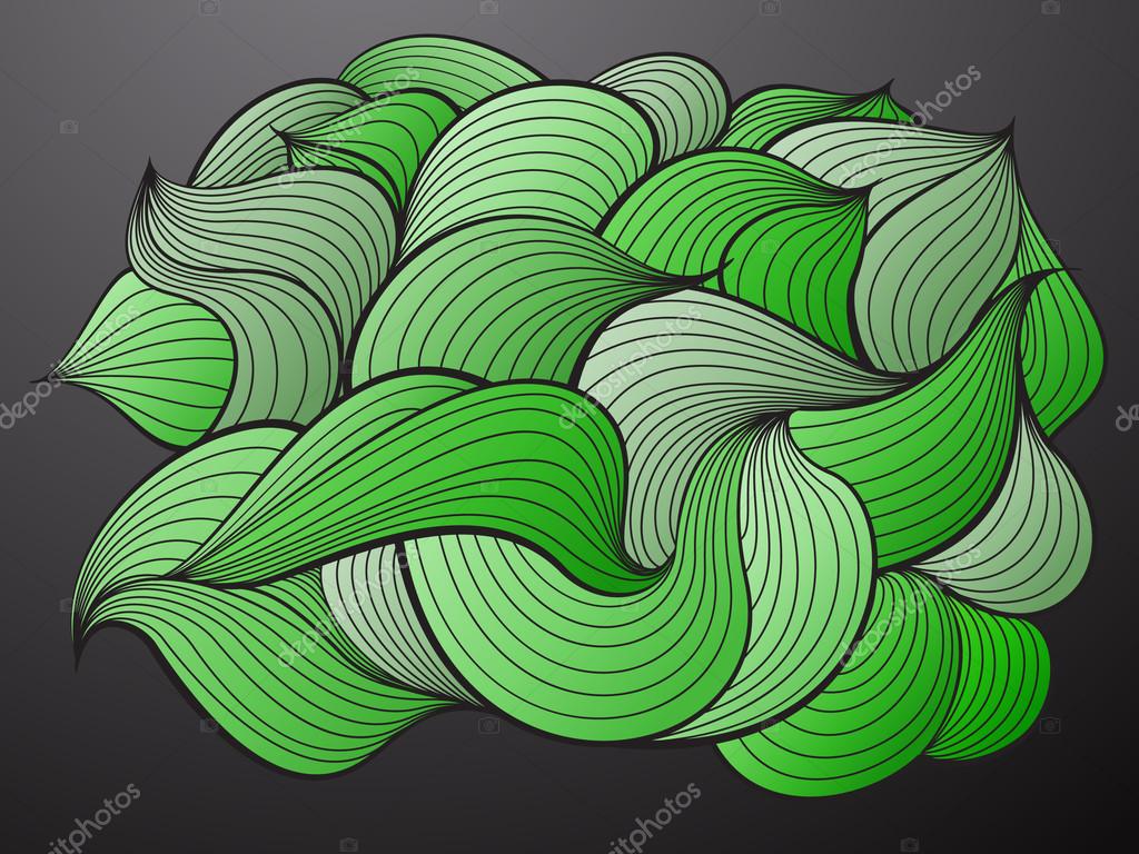 Vector abstract drawing Stock Vector Image by ©zigzag777 #101831778